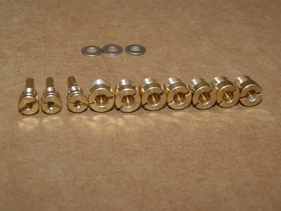 Multi stage main & pilot Jet Kit for Harley Davidson CV40 Keihin type ...