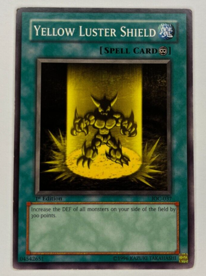 Yu-Gi-Oh! TCG Yellow Luster Shield Invasion of Chaos IOC-037 Unlimited Common for sale online | eBay