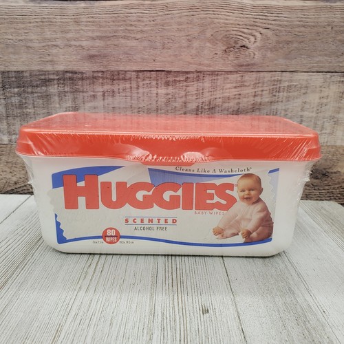 MOVIE PROP Vintage Huggies Scented Baby Wipes 1996 | eBay