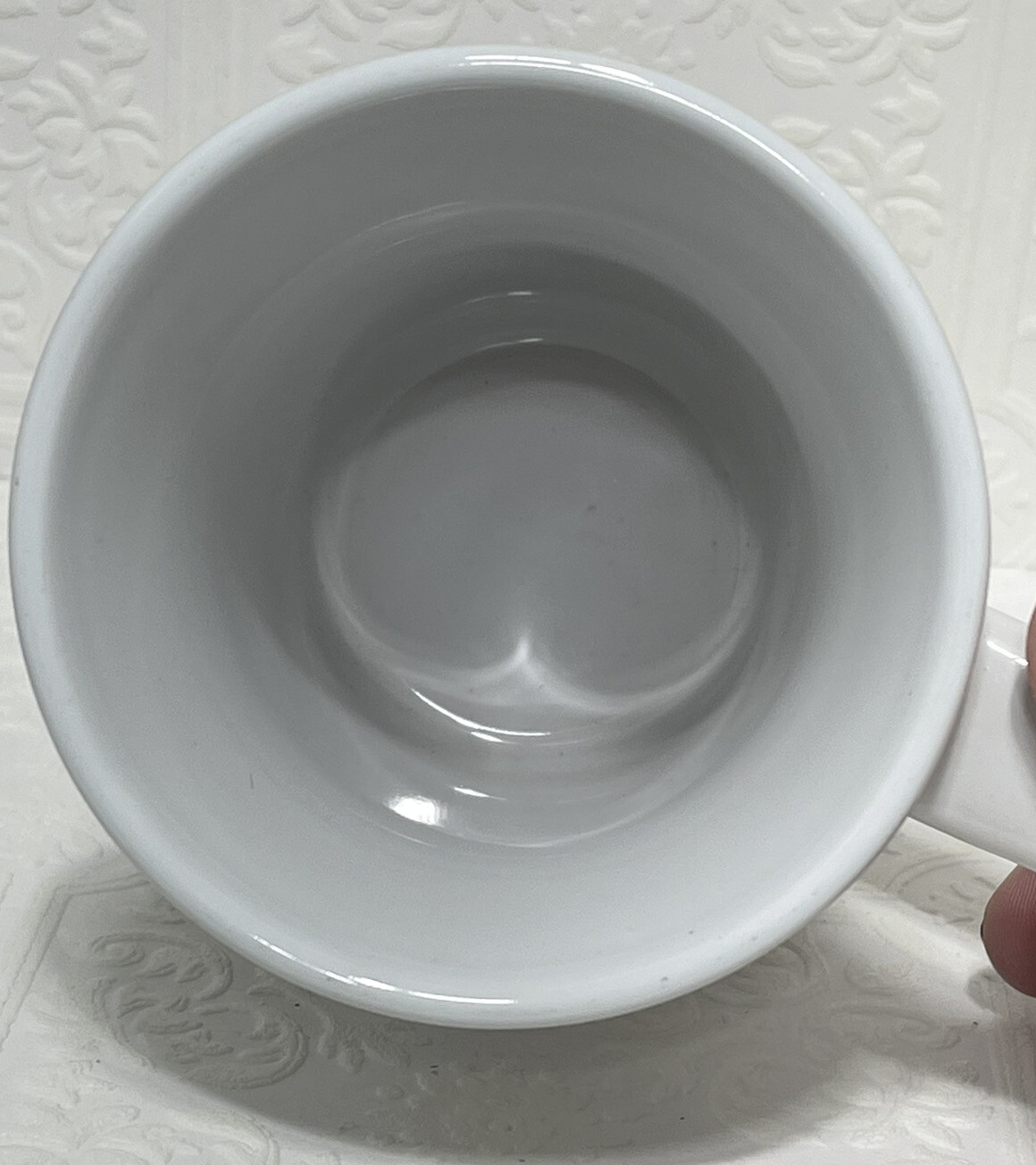 TODAY SHOW MUG LARGE COFFEE TEA CUP WHITE BROWN GRAPHIC FLAIR UNMARKED ...