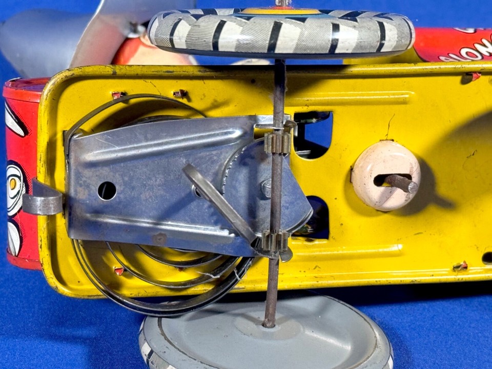 Vintage RODEO JOE Tin Wind-Up Toy GIT ALONG LIL DOGGIE Unique Art ...