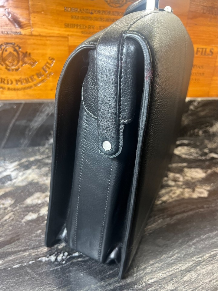 Awesome Bosca Old Leather Partners Briefcase - Black NEW!! | eBay