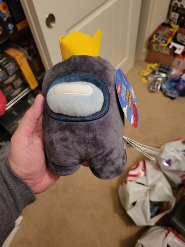 Among Us Series 2 Gray Imposter Toikido Innersloth Plush With Crown 8 ...
