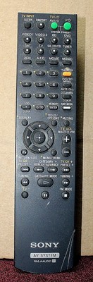 SONY RM-AAU021 REMOTE CONTROL for STR-DG720 STR-DH700 | eBay