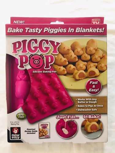Piggy Pop Silicone Baking Pan As Seen on TV NEW | eBay