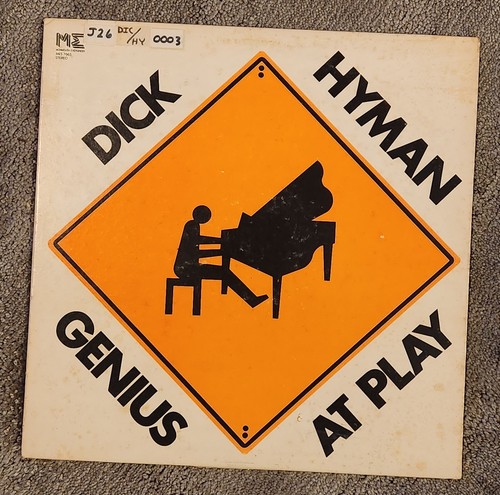 DICK HYMAN - Genius at Play - 1974 LP Improvised Jazz Piano Solos NM ...