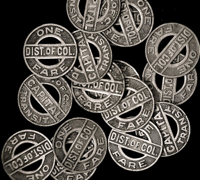 5- Vintage Wash. D.C. Transit Tokens | eBay