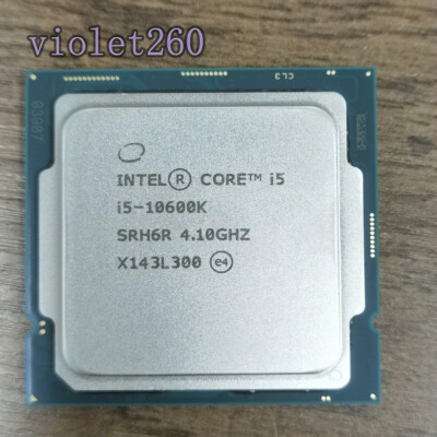 10Th Gen Intel Core I5-10600k LGA 1200 Desktop CPU Processor 4.1Ghz Six-core | eBay