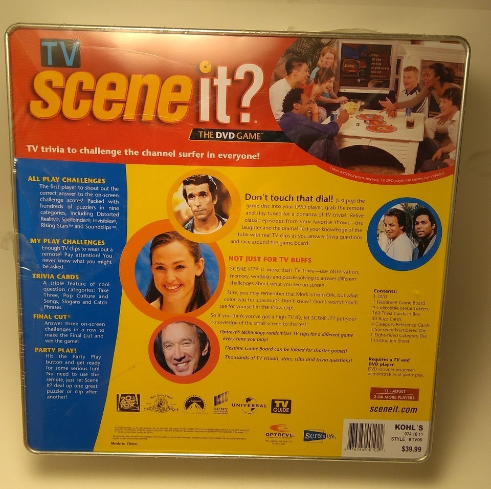 New TV scene it? DVD Trivia Game | eBay
