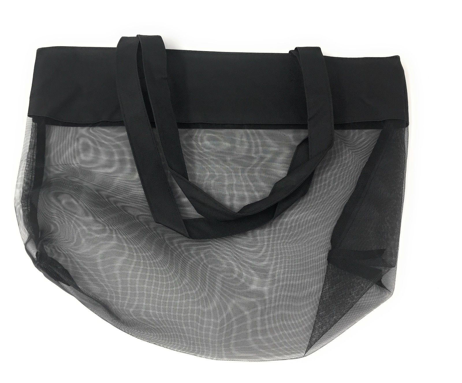 Clear Transparent Micro Mesh Book Shopping Tote Bag School Concerts ...