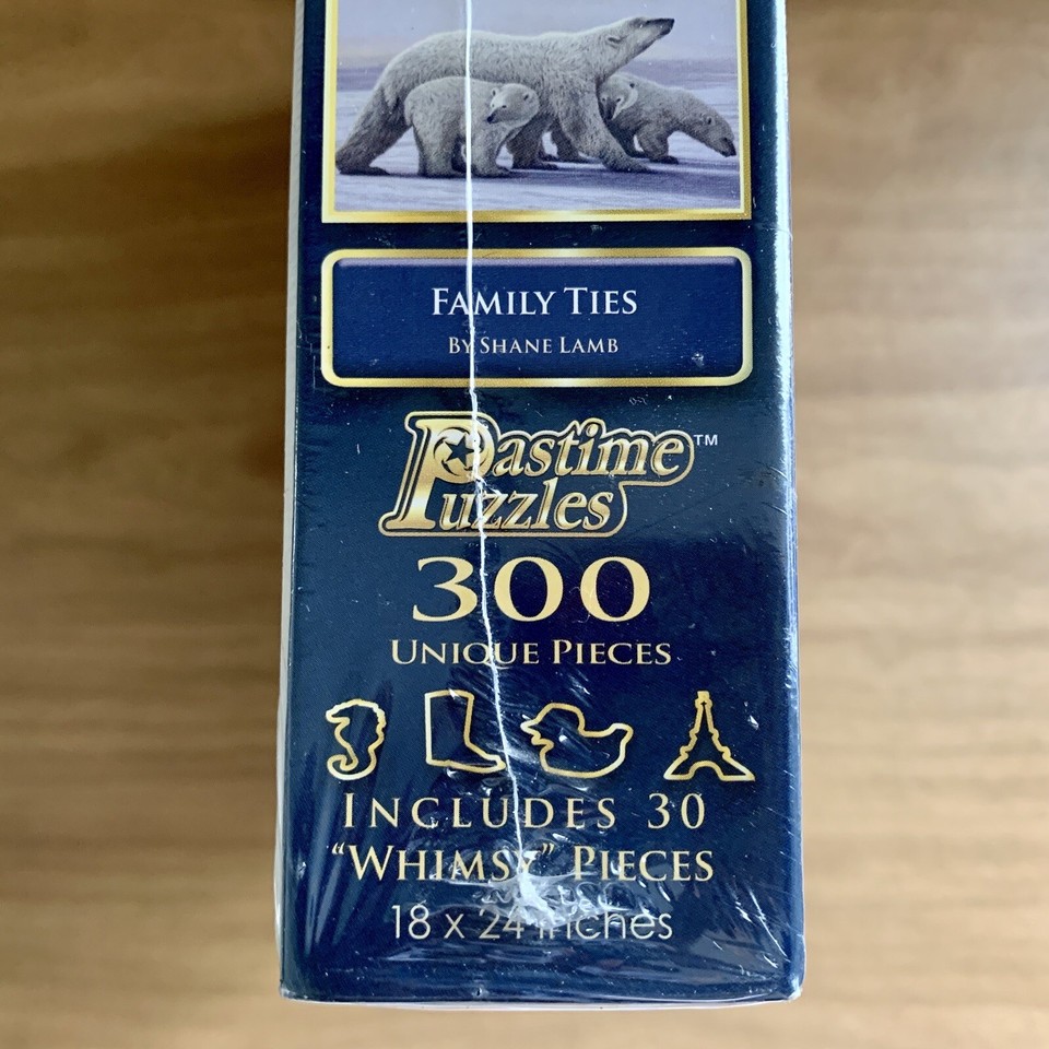 Pastime Jigsaw Puzzle Polar Bears Family Ties 300 Pieces 30 Whimsy ...