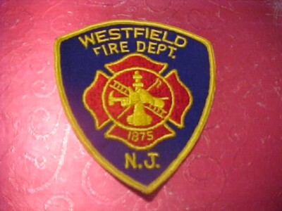 WESTFIEELD NEW JERSEY FIRE DEPARTMENT PATCH SHOULDER SIZE UNUSED | eBay
