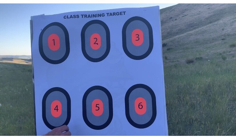 25 Shooting Paper Targets Range Rifle Handguns Pistol Firearms 9 Up ...