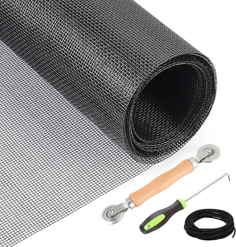 Windows Screen and Screen Door Repair Kit, 59'' X 106'' Fiberglass ...
