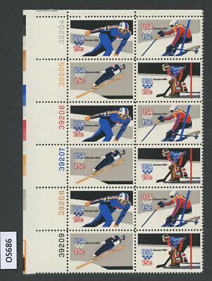 Dealer Dave Stamps 1980 #1795-98, PLATE BLOCK OF 12, OLYMPIC GAMES, MNH ...