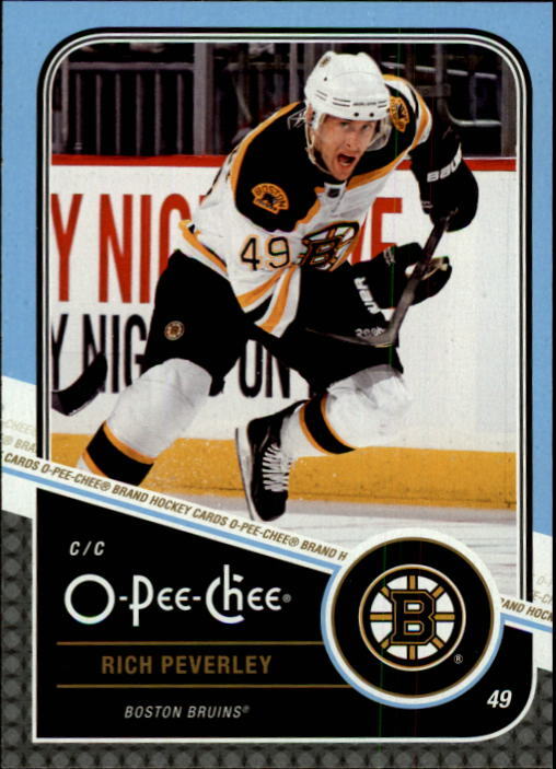 2011-12 O-Pee-Chee Boston Bruins Hockey Card #409 Rich Peverley | eBay