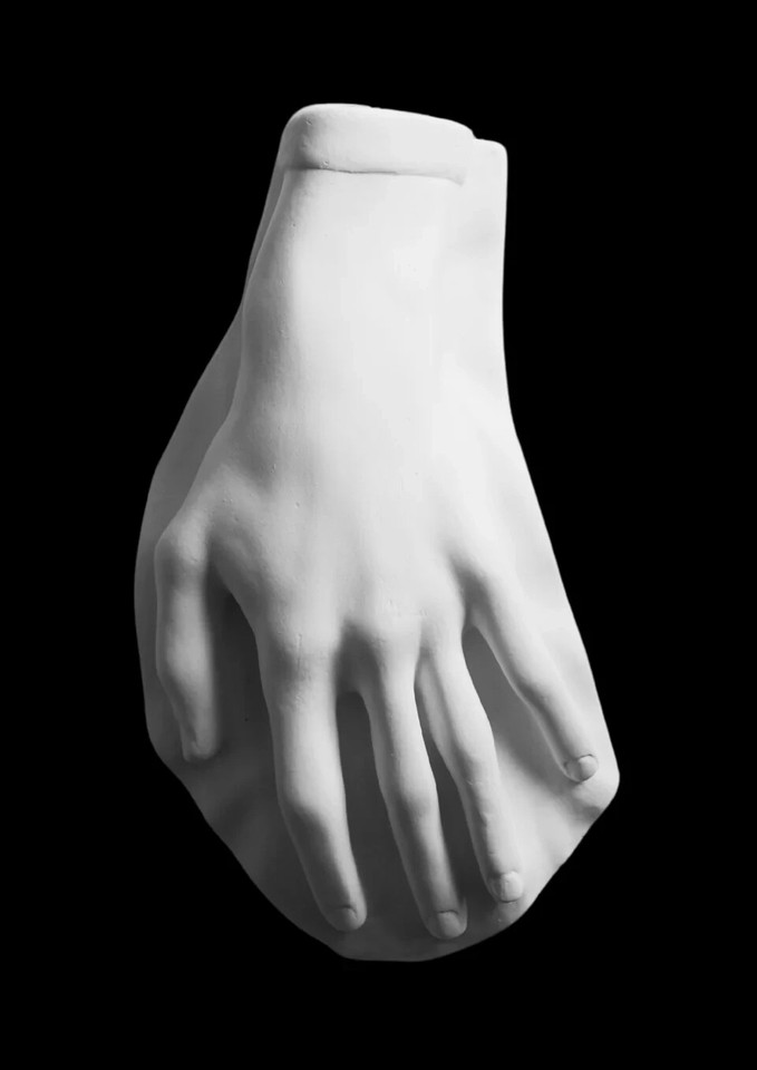 Frédéric Chopin's Hand Plaster Cast Sculpture, Handmade by Nicholas H ...
