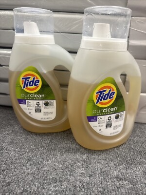 (2 Pack) Tide PurClean PLANT BASED Detergent 34Fl Oz (24 Loads) | eBay