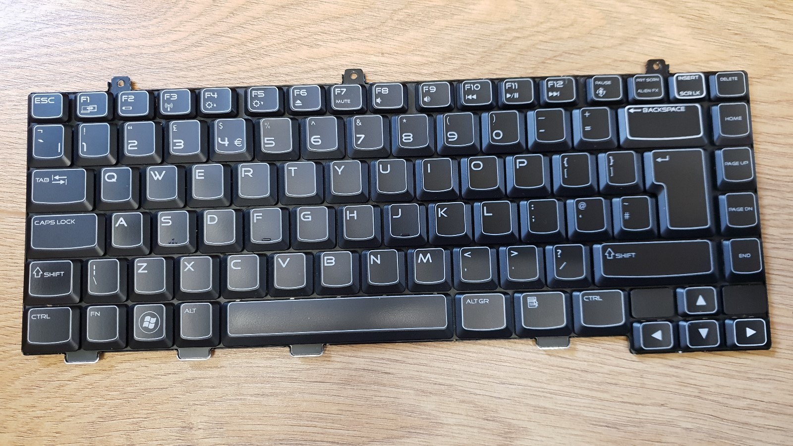 DELL ALIENWARE SPARE KEY M14x M15x M17x M18x R1 R2 R3 R4 ANY BACK LIT ...