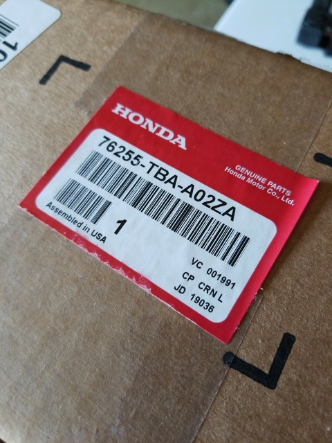 Genuine Honda Civic 76255TBAA02ZA Left Side View Mirror Housing 76255 ...