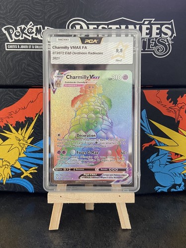 Carte Pokémon - Charmilly Vmax Rainbow - 073/072 - EB4.5 - FR - PCA 9,5 ...