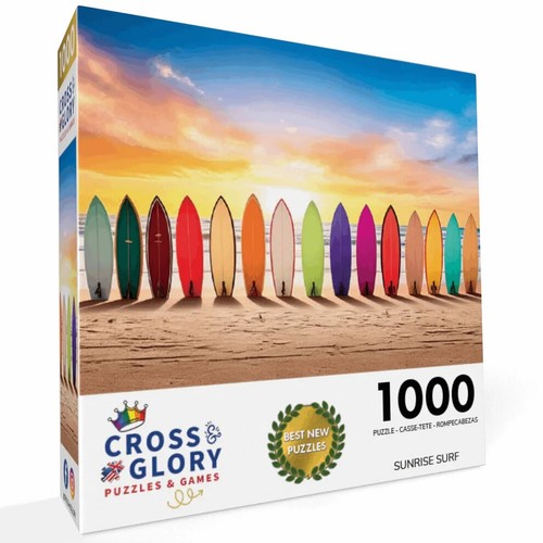 Cross & Glory 1000-Pc Puzzle – Sunrise Surf – Complete | eBay