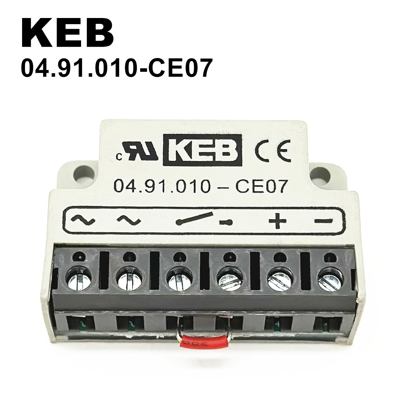 KEB 04.91.010-CE07 Uin 500VAC 1,0A 0,45*Uin 50/60Hz Half wave rectifier ...