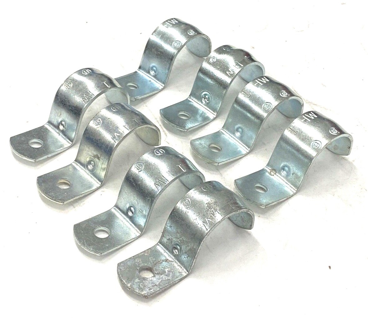 Lot of (8) 1 HW 1" inch Conduit Pipe Clip Strap Fastener Holder | eBay