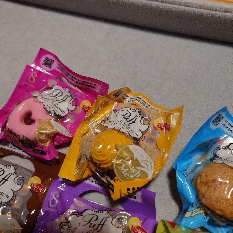 Lipton Puff Sweets Collection 6 Types Set New Snacks Assorted Treats ...