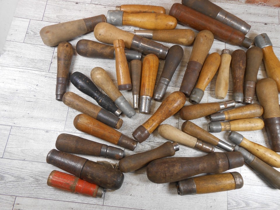 Lot of Over 35 Wood File Tool Handles Replacement Repairs Projects | eBay