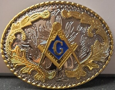 WESTERN Cowboy Belt Buckles For Men 4031709 Mason Belt Buckle Masonic ...