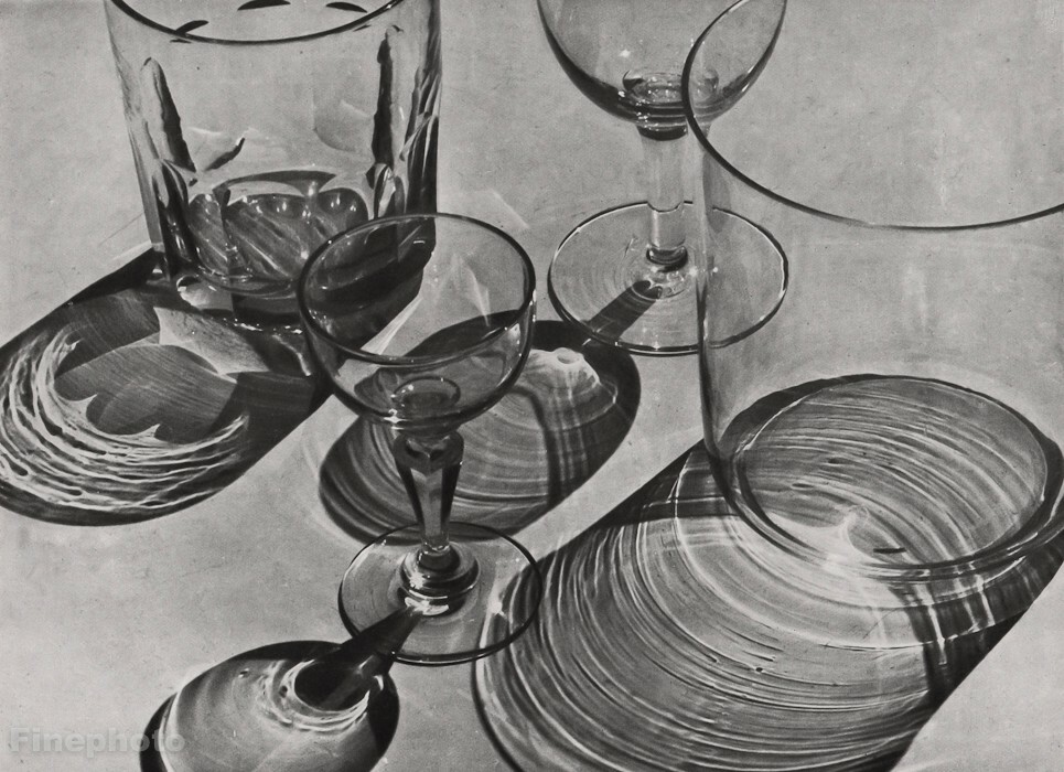 1928 Vintage GLASSWARE Glass Still Life Abstract Photo Art ALBERT ...