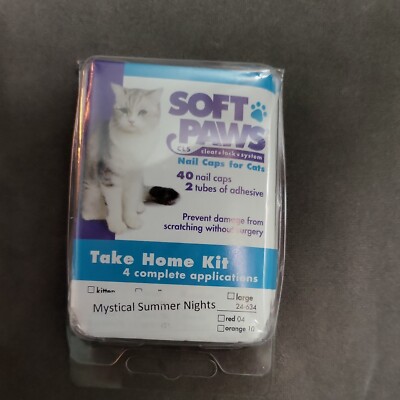 Original Authentic Soft Paws for Cats Nail Caps Style Mystical Summer ...
