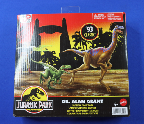 2022 Mattel Jurassic Park Dr. Alan Grant Tactical Claw Pack Playset New ...