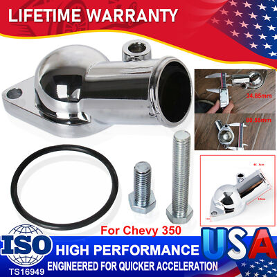 Water Neck w/ O-Ring Thermostat Housing For SBC BBC Chevy GM 327/350 ...