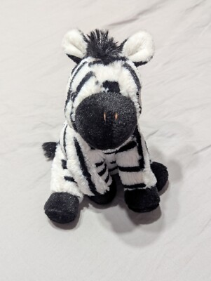 Wild Republic Zebra Plush Stuffed Animal 12" Realistic Bean Africa WWF ...