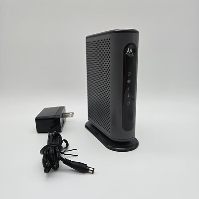 Motorola MG7550 16x4 High Speed Cable Modem - Black 855631006057| eBay