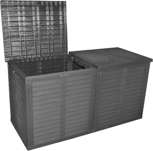 Extra Large Storage Outdoor Box Garden Container Plastic Chest Patio XL ...
