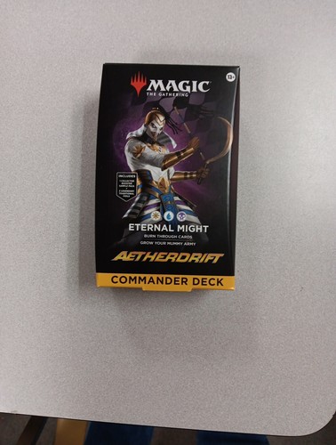 Aetherdrift Commander Deck - Eternal Might - Commander: Aetherdrift MTG ...