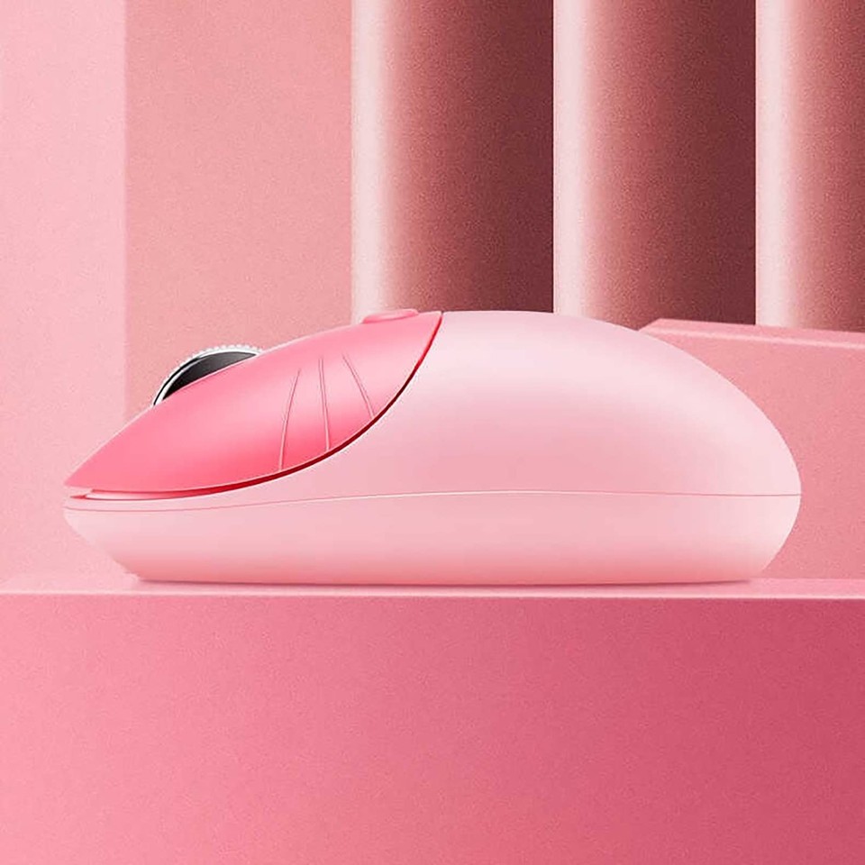 Lomiluskr Cute Cat Wireless Mouse Lightweight Soundless Mouse 2.4G ...