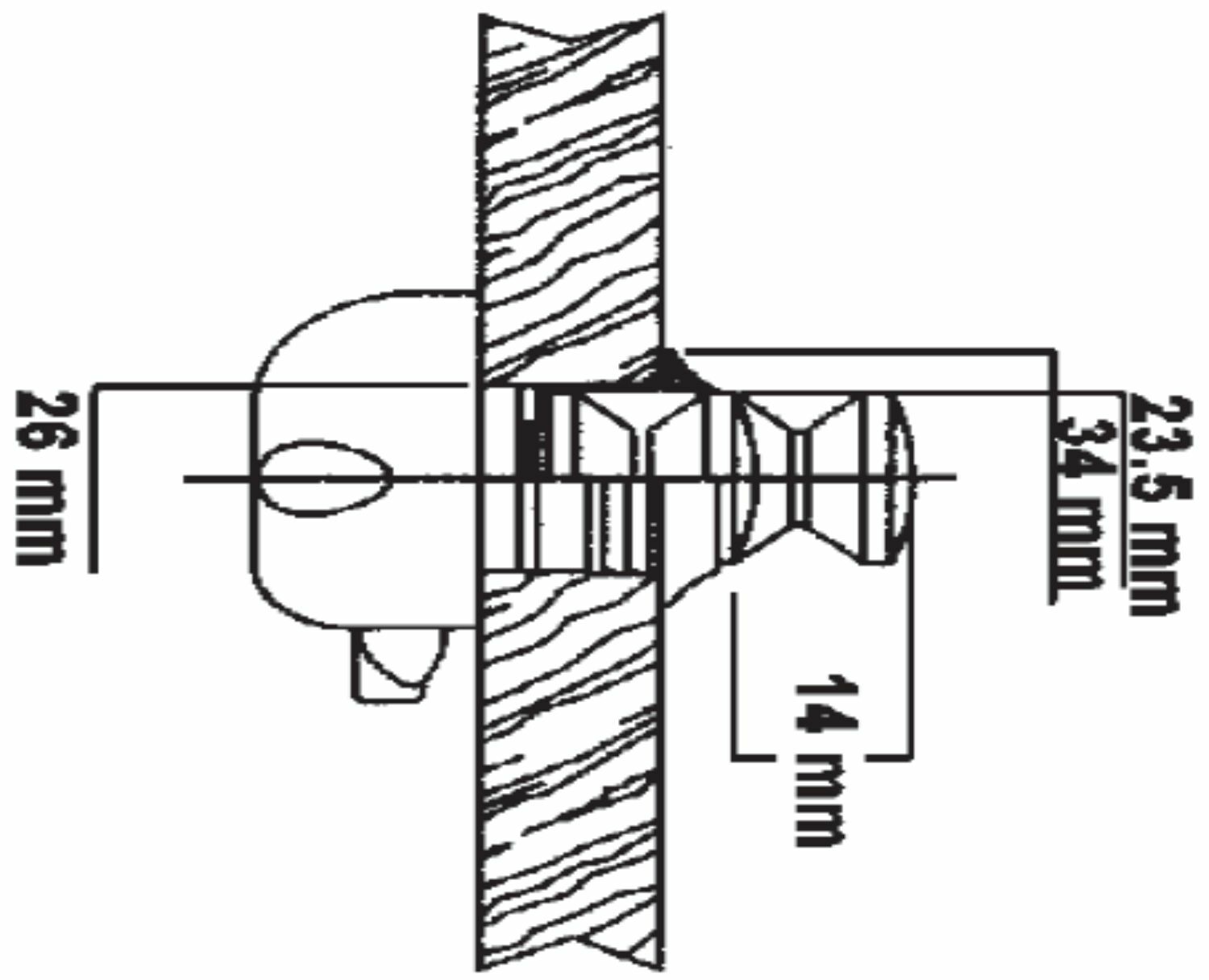 Boat Push Button Cupboards and Drawers Door Latches 19mm Door Thickness ...