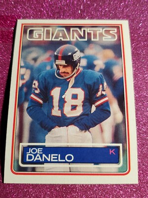 Joe Danelo 1983 Topps Football #124 New York Giants | eBay