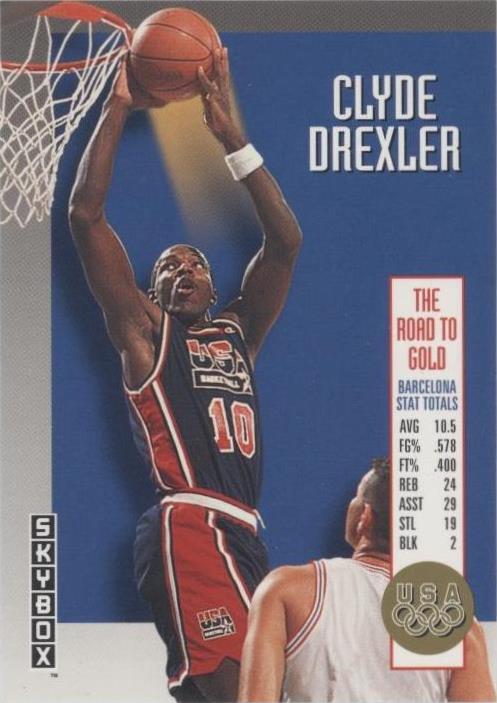 1992-93 Skybox - Clyde Drexler #USA1 for sale | eBay