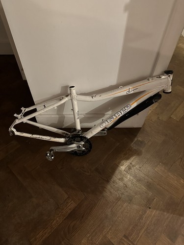 Orange Diva Bike Frame White Size Small | eBay