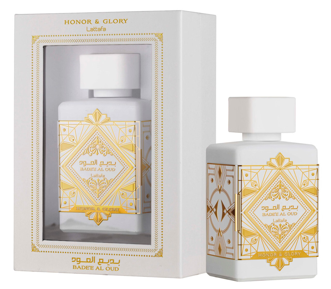 Lattafa bade'e al oud honor & glory 3.4 eau de parfum spray ...