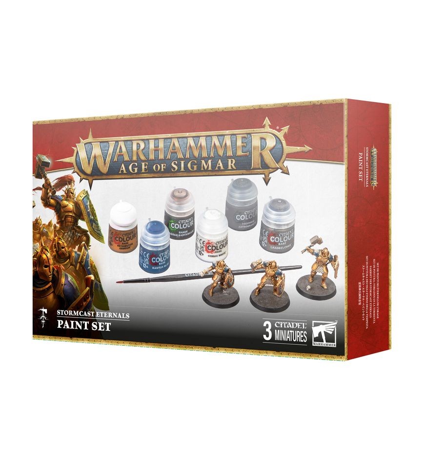 Warhammer AOS STORMCAST ETERNALS + PAINT SET ENG/SPA/PORT/LATV/RM | eBay