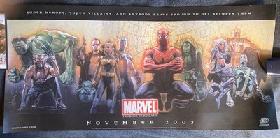 COOL DREW STRUZAN ART MARVEL TRADING CARD GAME POSTER 2003 VERY NICE ...