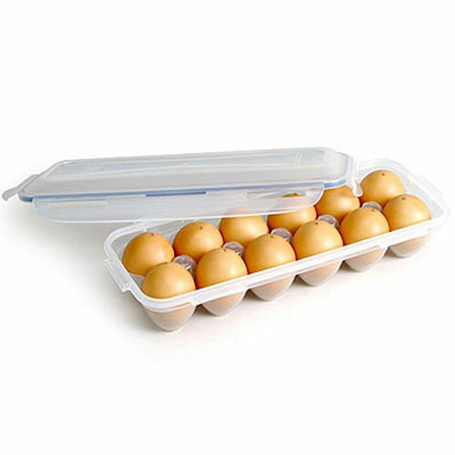 Lock & Lock Eggs Dispenser, Holder for 12 Eggs Container Holder Box ...