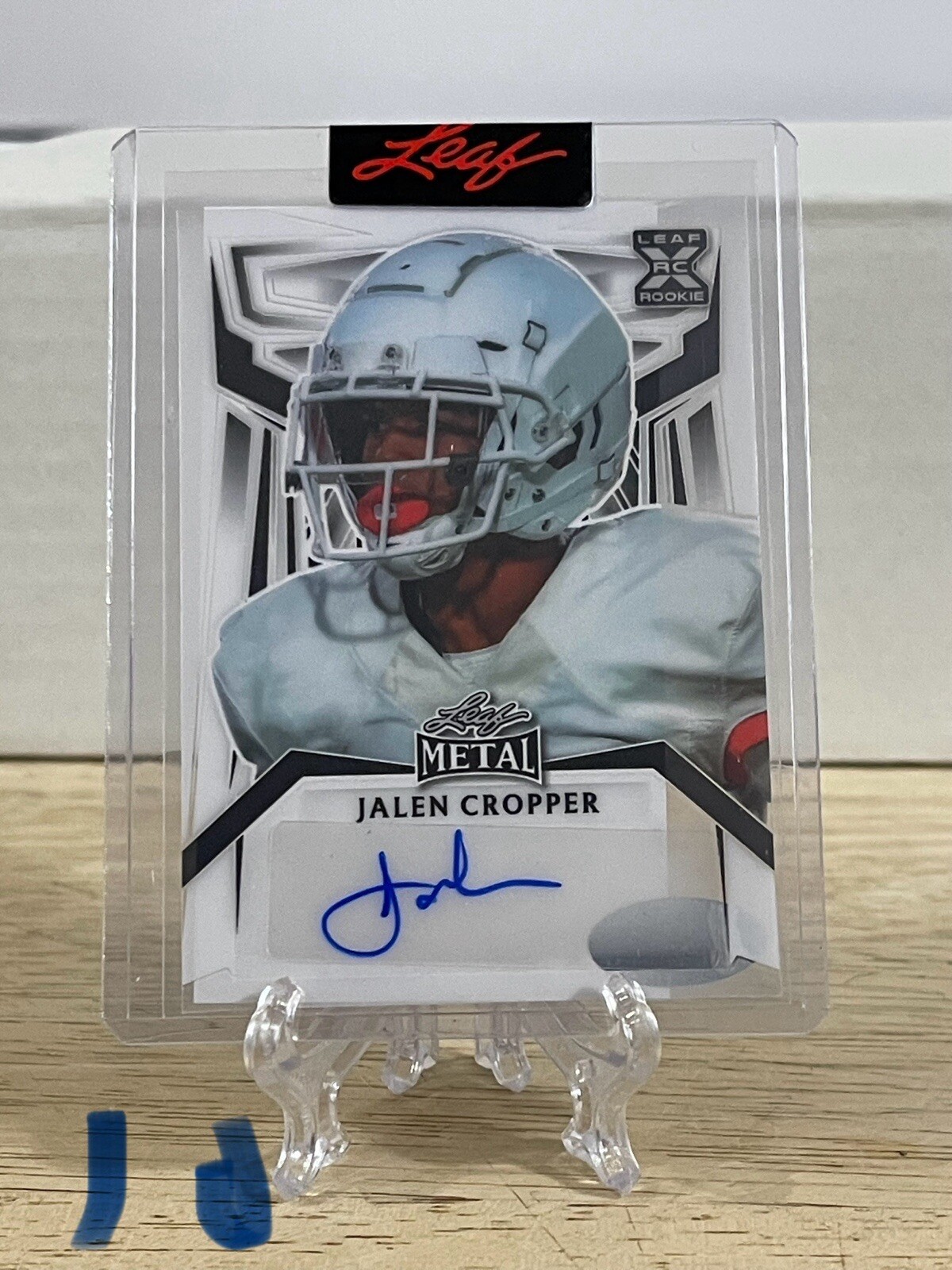 Jalen Cropper 2023 Leaf Metal Portraits Auto Proof 1/1 Prismatic White ...