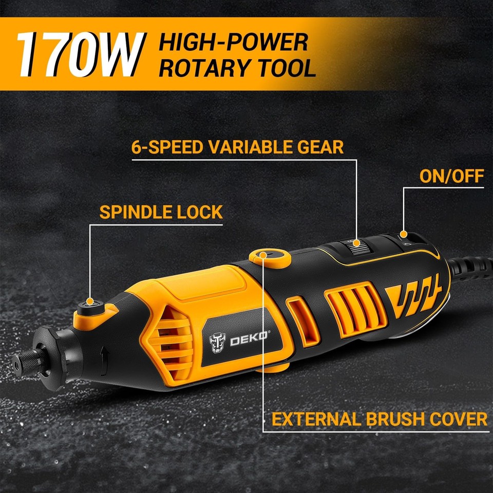 Rotary Tool Kit: Power Hand Rotary Tools Mini for Wood/Metal, Electric ...